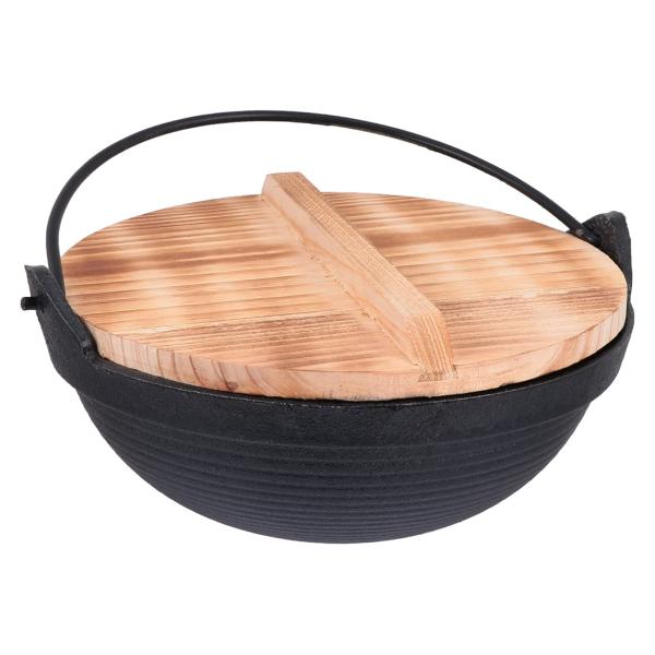 商品名:  Cabilock 1 Set Pot Outdoor Small Roasting pan with lid Cast Iron Chafing Dishes with lids Cooking Deep Fryer Pan H...