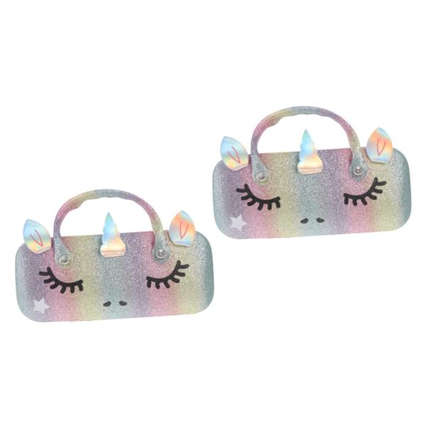 商品名:  Hemoton 2pcs portable glasses case eyeglasses storage case Soft Eyeglass Case woman sunglasses girls glasses case ...
