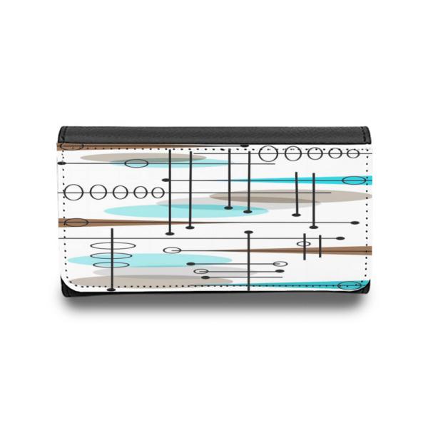 商品名:  Eyeglass Case for Men Womens Mid-Century Modern Atomic Art Portable Sunglass Case, Hard Shell, A storage box for s...