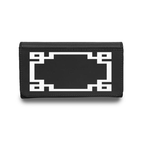 商品名:  Eyeglass Case for Men Womens Black and White Greek Key Square Portable Sunglass Case, Hard Shell, A storage box fo...