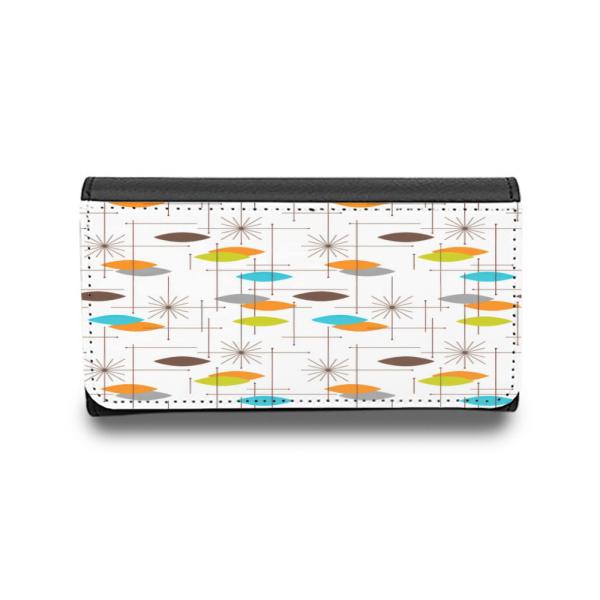 商品名:  Eyeglass Case for Men Womens Vintage Mid Century Modern Atomic Pattern Portable Sunglass Case, Hard Shell, A stora...