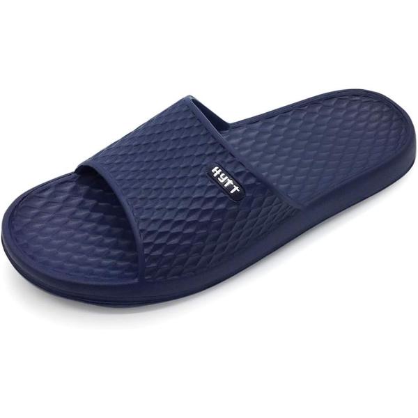 商品名Hasina Shower Sandals Men Bathroom Slippers Non-Slip Indoor Home House Beach Shoes(9 M US Navyブランド：Hasina商品サイズ：9高さ：7....