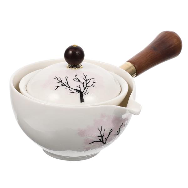 商品名:  HEMOTON Tea Maker Ceramic Side Handle Jug Turkish Household Tool Set Mini Insulated Chinese Tea Household Delicate...