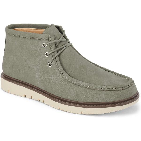 商品名Coutgo Mens Dress Chukka Boots Suede Lace Up Round Toe Ankle Boots Comfort Lightweight Mid-top Booties Taupeブランド：Cout...