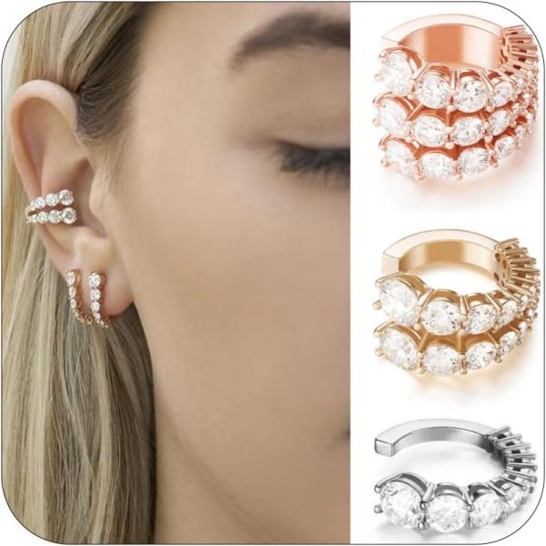 商品名Atheniz ピアス Dorina 耳 ツボ圧 デトックスイヤリング レディース 嚢胞 指圧イヤリング キュービックジルコニア ノンピアス ツボ圧ピアス 女性用 ジュエリーギフト ティーンの女の子に, 金属, その他Atheniz ...