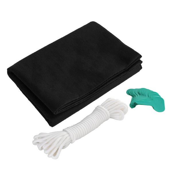 商品名: ORIMERC 31 x 38インチ 植物散水マット &amp; 30フィート セルフ散水 芯コード 種子開始 苗 バケーション 自動給水器 温室 屋内 水耕 吸湿 ロープ マット 鉢植え プランターボトム ORIMERC 31 ...