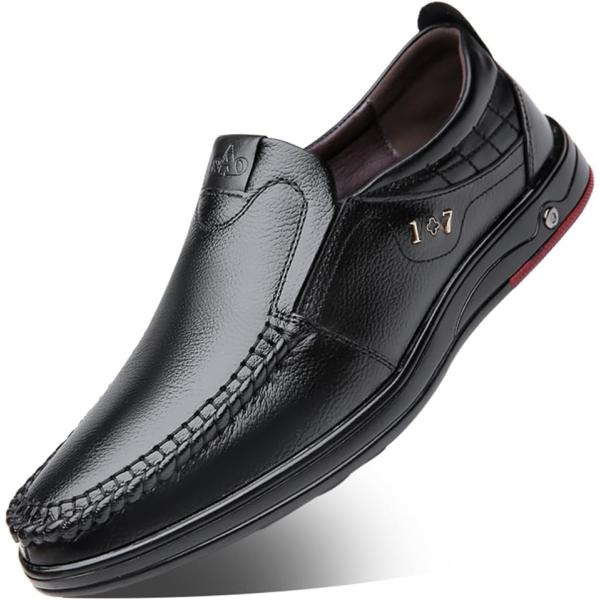 商品名Veslesth Men Business Working Office Shoes Leather Walking Casual Driving Loafers Oxfords Male Luxury Party Fashion F...