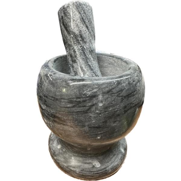 商品名:  Iranian Persian Middle Eastern Arabic Turkish Marble Granite Mortar and Pestle Havan with Daste Mexican Style Molc...