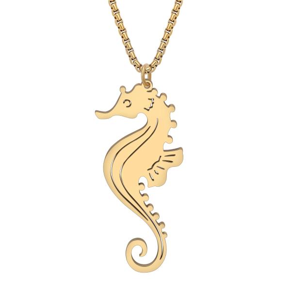 商品名: YAYAKO イルカネックレス ペンダントチャーム ステンレススチール ウミガメネックレス レディース ガールズ 海の動物ジュエリー, M, ステンレス鋼, 宝石なし YAYAKO Dolphin Necklace Pendant...