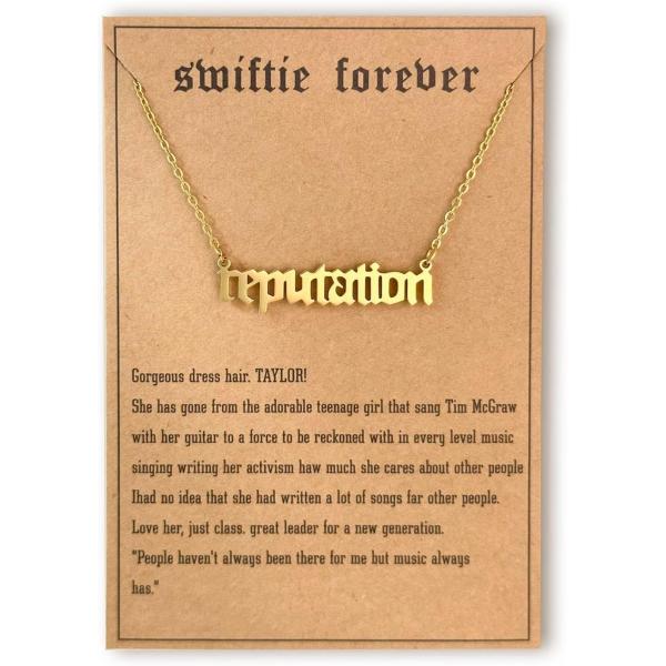 商品名Ts Albums ネックレス Swiftie,Eras Lover Reputation Speak Now 1989 フォークロア フィアレス ネックレス コンサート衣装用 ジュエリーにインスパイアされたファンギフト, Penda...