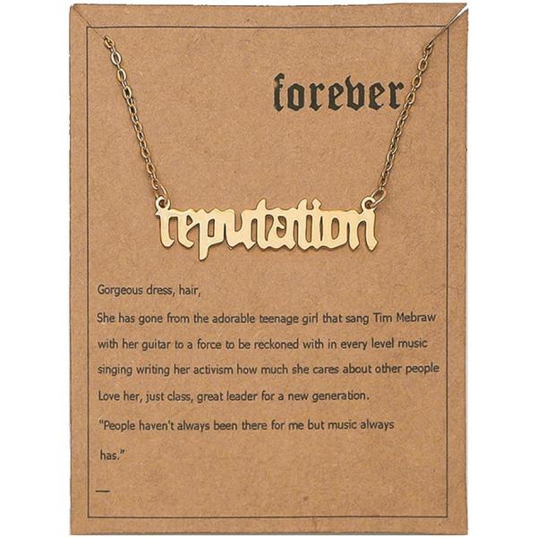 商品名AUONY All To Well 1989 Reputation Singer Signature Necklace Music Lover Speak Now Fearless Necklace Gifts Inspired Fa...