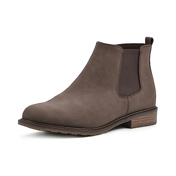 商品名:  WHITE MOUNTAIN Women's Shoes Caching Block Heel Chelsea Bootie, Brown/Smooth, 9 Mブランド: WHITE MOUNTAIN商品サイズ: 9高さ: 3...