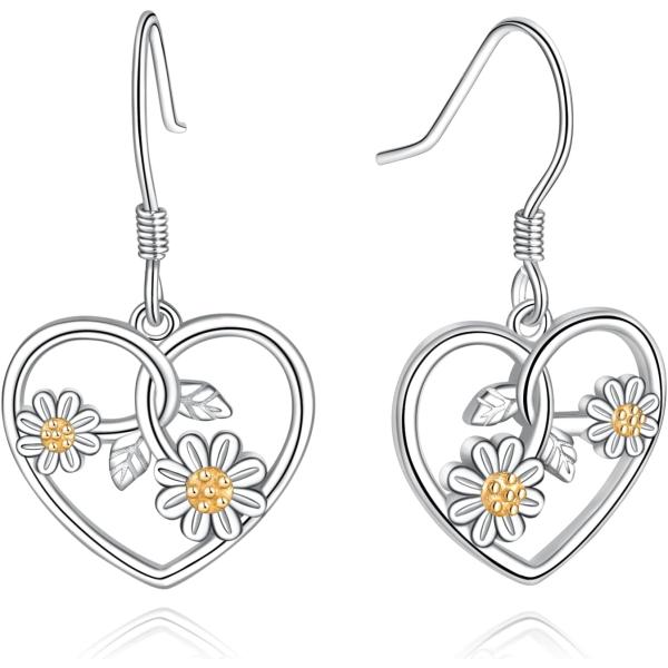 商品名925スターリングシルバー デイジーイヤリング You Are My Sunshine フックイヤリング レディース ティーン ガールズ, 金属, キュービックジルコニア925 Sterling Silver Daisy Earrin...