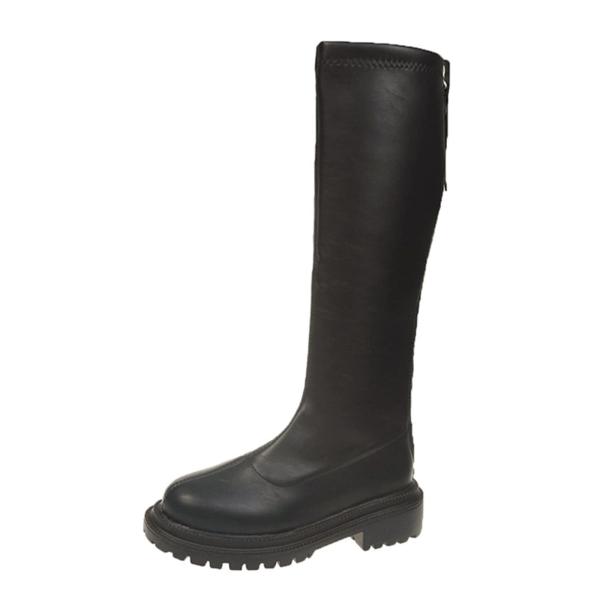 商品名:  eczipvz Cowboy Boots Women, Womens Flat Knee-high Boots Wide Calf Pull On Steel Toe Zipper Cowboy Boots Fashion Vi...