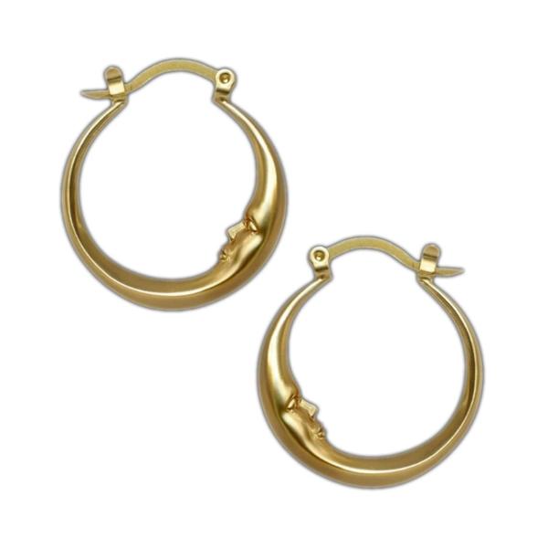 商品名: 三日月 フェイス イヤリング イヤリング ループ フープ シルバー ゴールド 天体 女神 幽霊 月 星空 夜空 アクリル ジャック O ランタン ホーカス ポーカス リトルウィッチ サブリナ ティーンエイジ ビンクス セーラム 不...