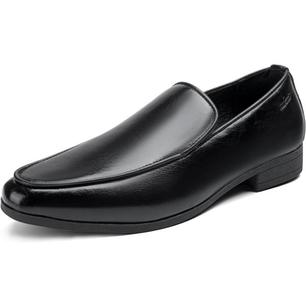 商品名UUBARIS Men's Formal Leather Loafers for Work Office Tuxedo Shoes Walking Shoes Black Size 10ブランド：UUBARIS商品サイズ：10高さ：1...