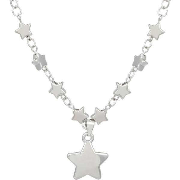 商品名FUTIMELY Y2k スターネックレス ゴシックスターネックレス レディース ティーン キュートなスターペンダント チョーカーネックレス ファッションジュエリー 美的アクセサリー チェーンネックレス, 金属, 合金。FUTIMEL...