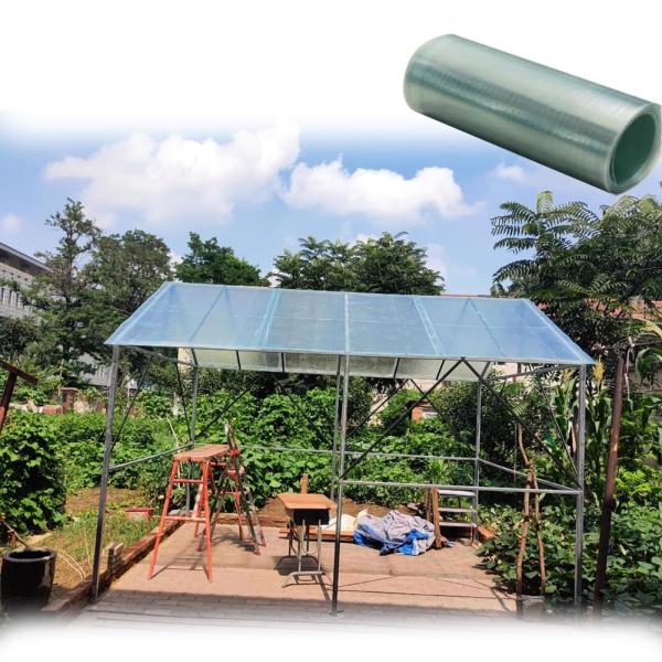 商品名:  GZHERVICES Polycarbonate Roofing Sheet, Gardening UV Resistant Greenhouse Clear Panels Day Lighting Film for Farmi...