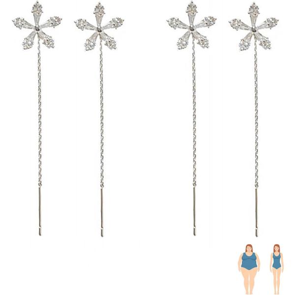 商品名リンパゲルマニウムイヤリング リンパ磁気療法イヤリング 指圧イヤリング リンパドレナージイヤリング 輝くダイヤモンドフラワーイヤリング レディース ガールズ 2組, その他, その他Halolux Lymphvity Germaniu...