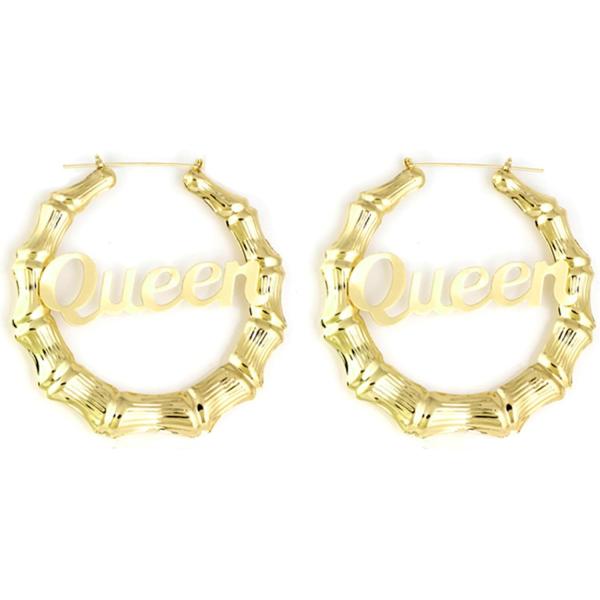 商品名ゴールドフープ バンブーピアス レディース ビッグサークル 70年代 80年代 イヤリング スタッド チャンキーゴールドフープイヤリング ジュエリーギフト 誕生日 母の日 卒業 クリスマスに, 亜鉛, 宝石なしGold Hoop Ba...