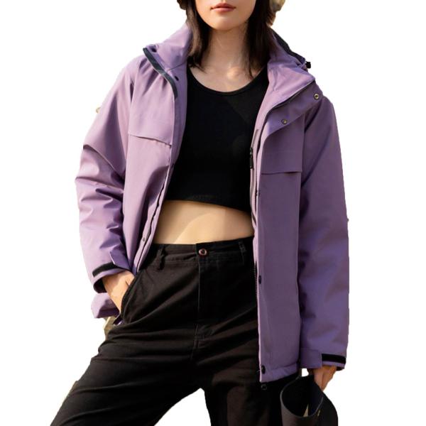 商品名:  LEMONONSTORE Winter Puffer Jackets For Women and Men Outdoor Waterproof Windbreaker Hunting Hiking Raincoat Hood T...