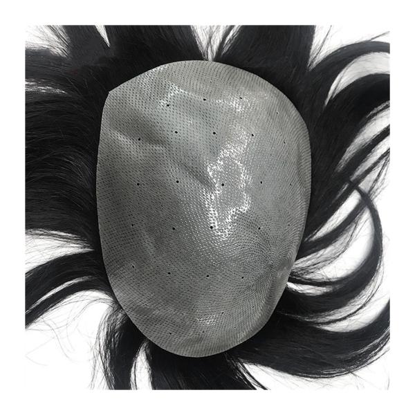 商品名:  Mens Toupee Men Toupee Remy Human Hair Wigs Durable Male Hair Prosthesis Full PU Super Thin 0.04-0.06mm Skin Mens ...