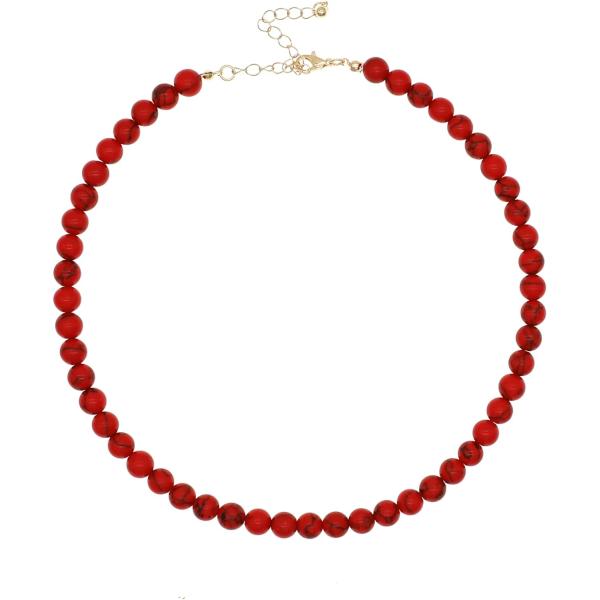 商品名天然石 ハンドメイド ビーズ チョーカー ネックレス レディース 半貴石 ストランド ネックレス ストーン サイズ 8mm 長さ 15インチ 調節可能, ストーン, エメラルドNatural Stones Handmade Beade...