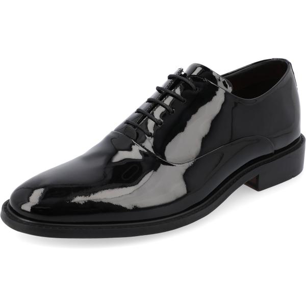 商品名Thomas &amp; Vine Bledsoe Tru Comfort Foam Patent Plain Toe Oxford Dress Shoe Patent/Black 11 Medium Mens USブランド：Thom...