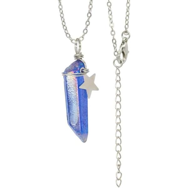 商品名クリスタルペンダントネックレス ワイヤーラップクリスタルネックレス メッキカラフルクリスタルネックレス 原石 クリスタルジュエリー 女性用ネックレスジュエリー クリスマス誕生日ギフト, ブロンズクラッド鉄。, クリスタルCrystal...