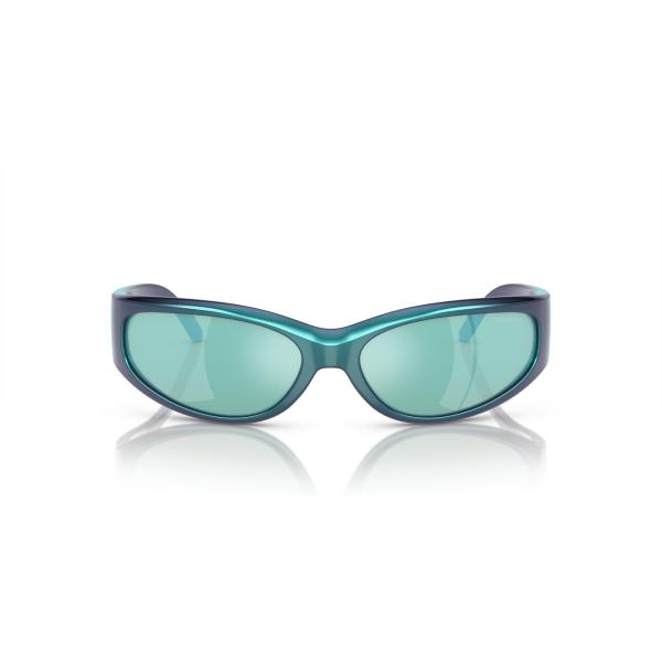 商品名:  Arnette Men's AN4302 Catfish Rectangular Sunglasses, Iridescent Blue/Green/Light Azure Mirrored Teal, 62 mmブランド: A...