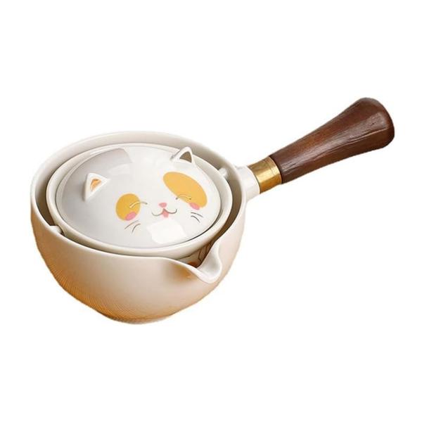 商品名:  Axurhui Magic Teapot, Semi Automatic Tea Set Cat, Magic Teapot Cat, 360 Rotation Teapot and Infuser, Magic Teapot ...