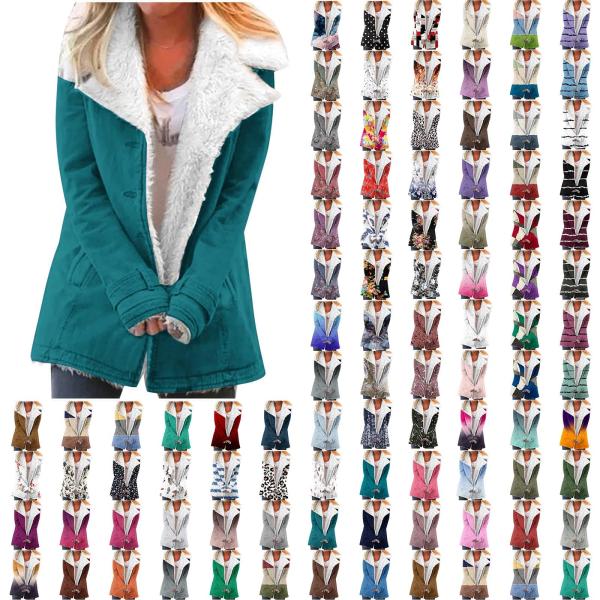 商品名:  Womens Winter Coats 2024 Button Down Fuzzy Fleece Lined Sherpa Thicken Jackets Outdoor Warm Outerwear with Pockets...