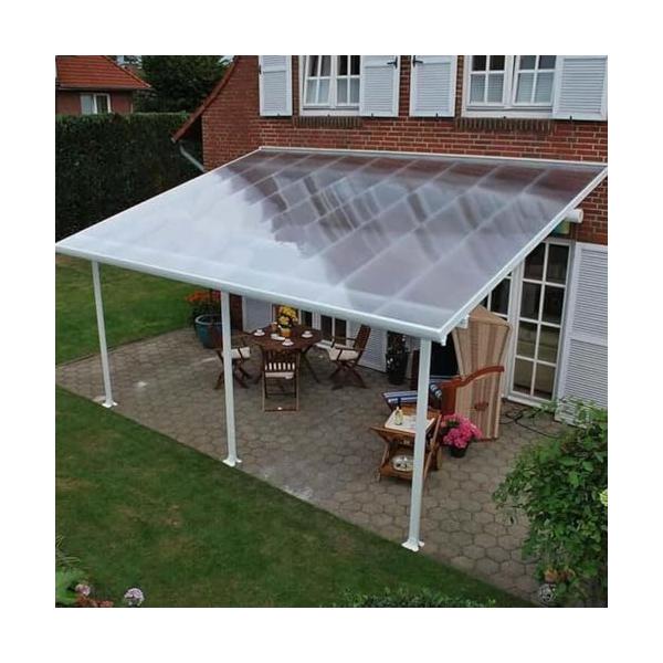 商品名: ポリカーボネートパネル屋根シート クリアアクリルプラスチックシート 屋根クラッディング 温室小屋キャノピー UV保護 防雨 屋外日よけカバー ガラス交換 簡単カット (4 x 10フィート) Polycarbonate Panel...