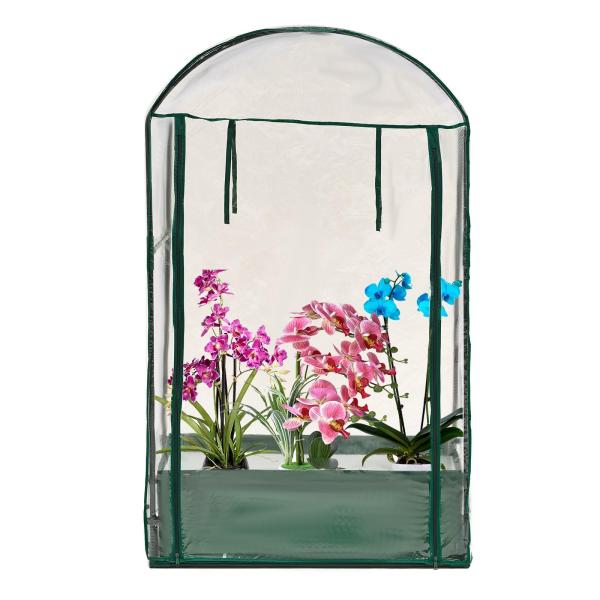 商品名: Purlyu ミニ温室 屋内屋外用 小型プラスチック植物温室 4段ラックスタンド ポータブル温室 丈夫なPEカバー付き 苗用 (PLGH9050PD) Purlyu Mini Greenhouse for Indoor Outdo...