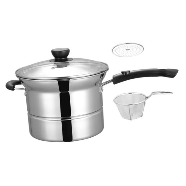 商品名:  NOLITOY 1 Set Deep Fryer Pot Tempura Frying Pot Kitchen Fry Pot Saucepans Ditalini Pasta Soup Saucepan Cookware St...