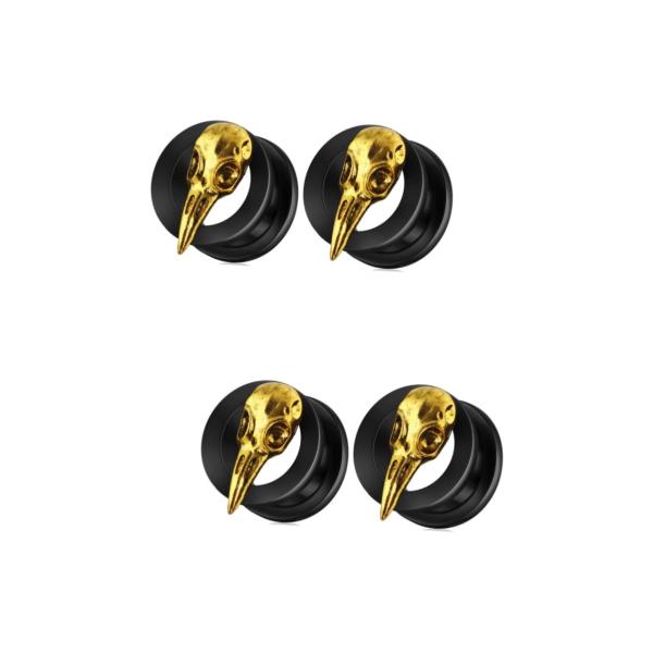 商品名:  SOIMISS 4 Pcs Bird Pinna Flared Ear Plugs Gauge Ear Expanders Flared Ear Gauges Ear Tunnels Gauges Earrings for Wo...