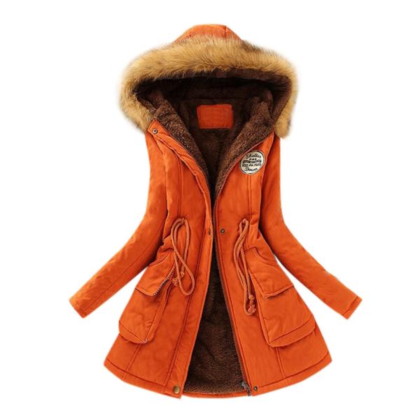 商品名:  Womens Winter Coats Fleeced Lined Parka Plus Size Faux Fur Thicken Warm Jacket Zip Up Long Outwear with Pockets Wo...