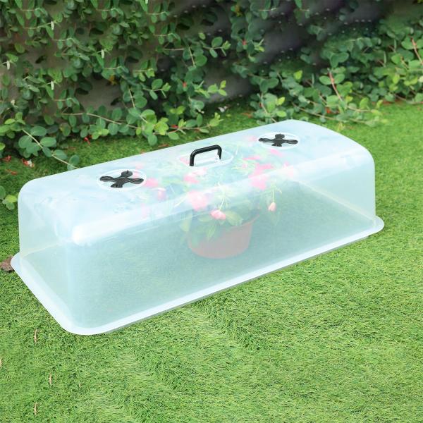 商品名: Aoodor 30インチ×14インチ×8インチ 換気用透明カバー 温室 セルフウォーターガーデンプランター用 (カバーのみ) Aoodor 30''×14''×8'' Ventilation Transparent Cover G...