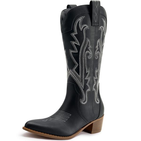 商品名:  Rainlin Women's Cowboy Boots Pointy Toe Western Boots Cowgirl Boots Black Size 6.5ブランド: Rainlin商品サイズ: 6.5商品番号: 色: ...
