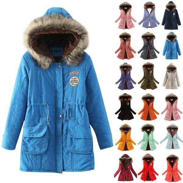 商品名:  Winter Coat Hoodie Sherpa Jacket Women Winter Warm Trench Coats for Women Fleeced Lined Sherpa Lined Jacket Parka ...