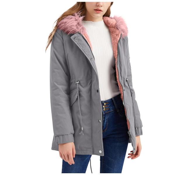 商品名:  YAFINMO Black Deals Friday 2023 Abrigo De Mujer Womens Coats Winter Sherpa Lined Jacket Women Long Long Puffer Jac...