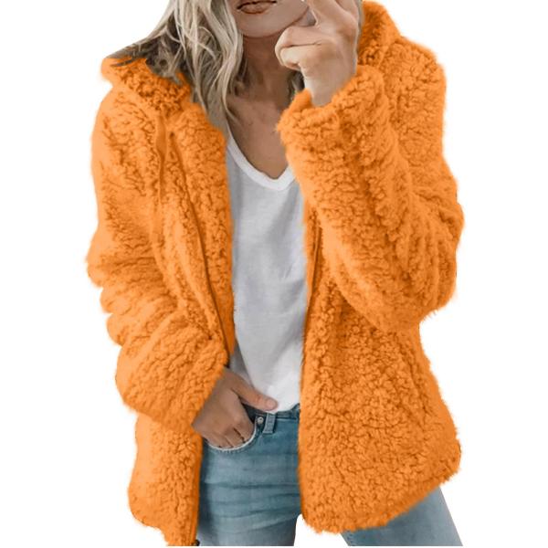 商品名:  DOLKFU lightning deals of today womens fall coat Womens Zip Up Faux Fur Coats Collar Fuzzy Sherpa Jackets Casual L...