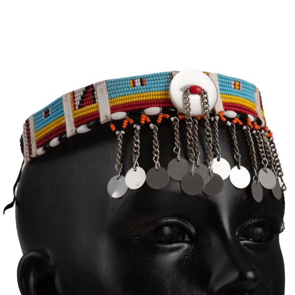 商品名Authentic Beaded Masai Choker Necklace: Exquisite African Beads Jewelry for Womenブランド：FAHARI商品サイズ：高さ：1.3 cm横幅：7.6 cm奥...