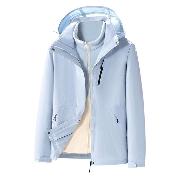商品名:  LEMONONSTORE Women's Mountain Waterproof Windproof 3 in 1 Jacket Fleece Lined Hiking Ski Hooded Rain Coat Winter W...