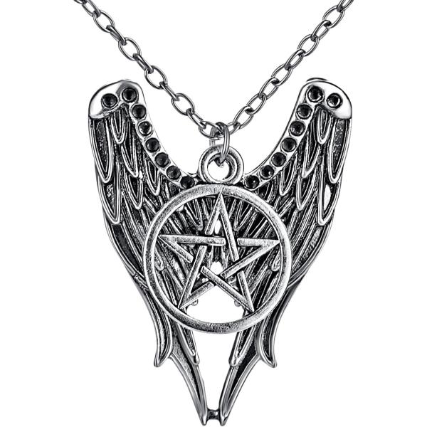 商品名Niche-Finds ネックレス レディース ジュエリー 超自然的 シルバートーン ステンレススチール カスティエル ペンダント ネックレス チェーン付き, 亜鉛, 宝石なしNiche-Finds Necklace, Women's...