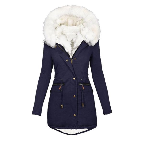 商品名:  Bilqis ?2024 winter coats for women 2023 warm parkas jacket thickened sherpa lined outerwear plus size trendy puff...