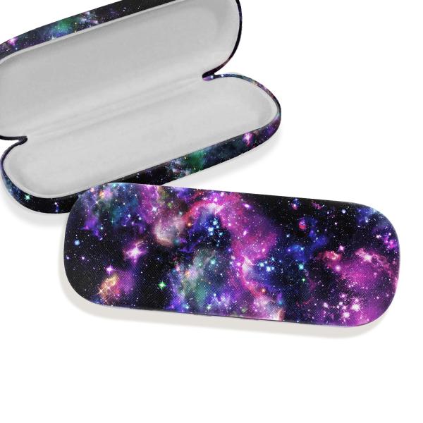 商品名:  WIRESTER Hard Shell Eyeglasses Case, Clamshell Sunglasses Holder Protective Cover with Microfiber Cloth - Purple N...