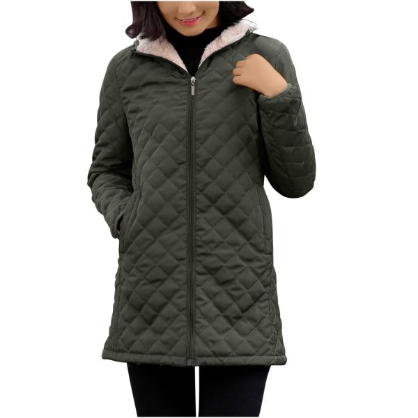 商品名:  Lastesso Friday Black Deals Womens Coats Winter Fuzzy Fleece Jacket Hooded Color Block Sherpa Lined Maxi Long Oute...