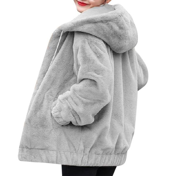 商品名:  Winter Coats For Women, Abrigos De Mujer Invierno En Oferta Warm Hooded Womens Fleece Jacket Plus Size Casual Faux...