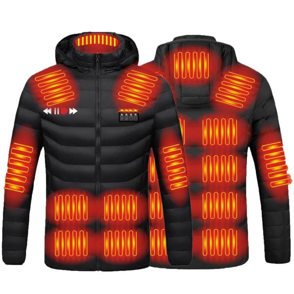 商品名:  White Puffer Jacket Women Toys Men'S And Women'S Winter Heated Coat Printed Zone 21 Four Control Usb Intelligent C...